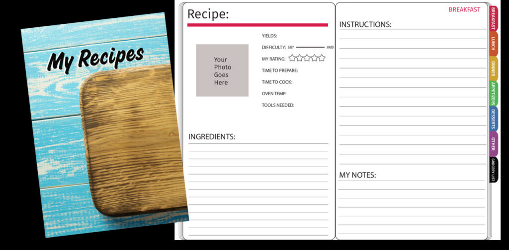 Digital Recipe Book by Key2Success: Organize Your Recipes