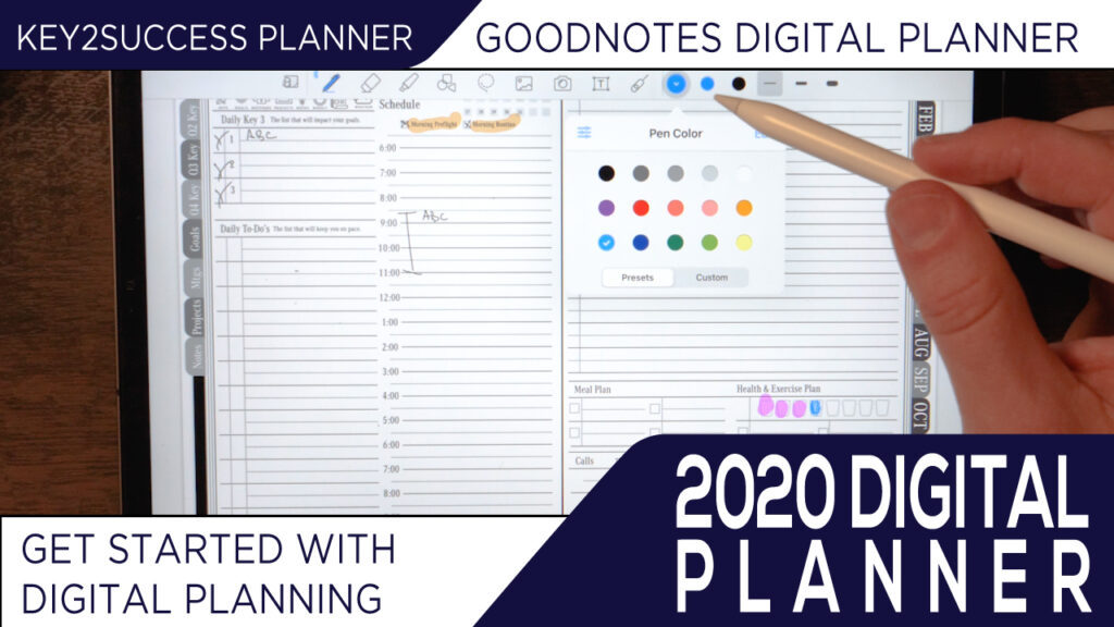 2020 Digital Planning in GoodNotes | Ultimate Guide for Success