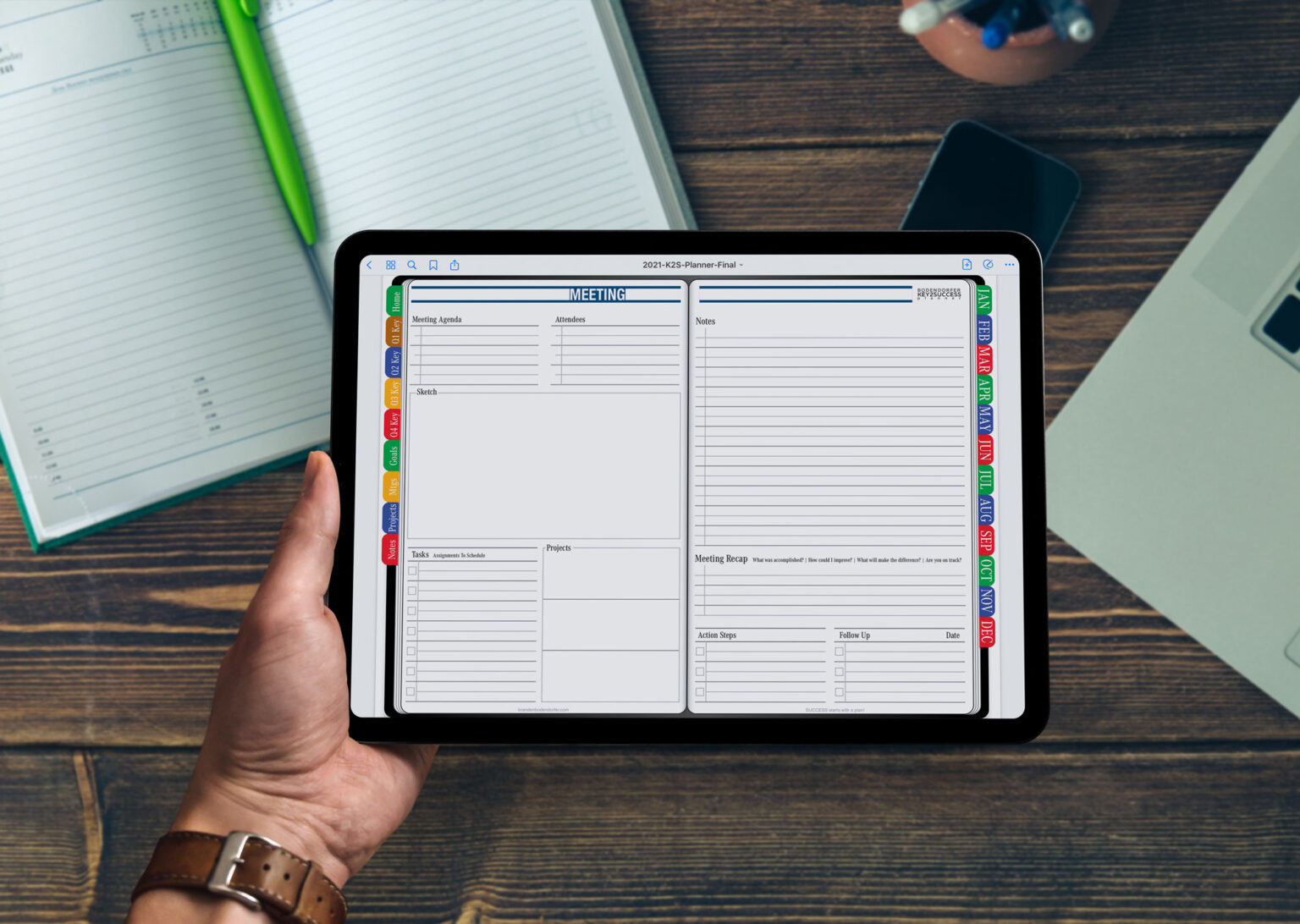 2021 - 2022 OneNote Academic Digital Planner
