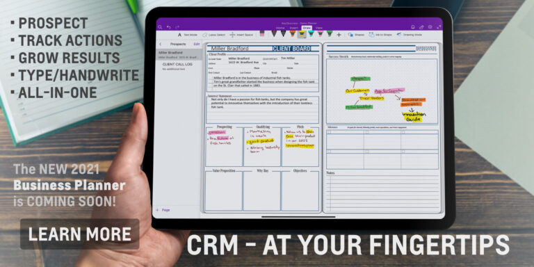 Digital CRM Toolkit for OneNote