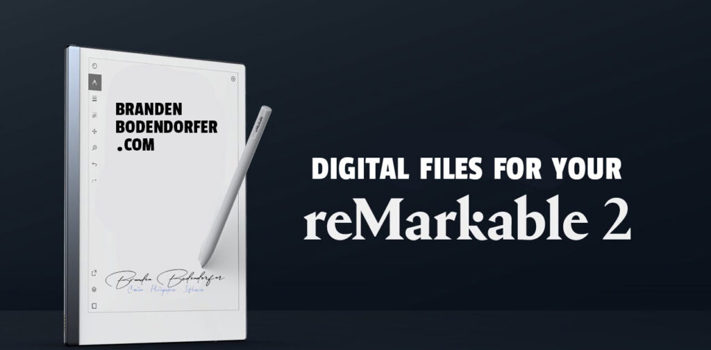Products You Can Use on Your ReMarkable 2