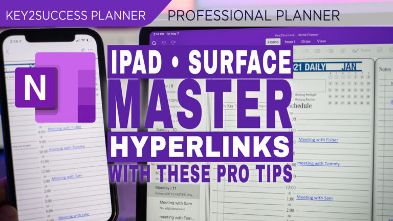 OneNote Hyperlinks: Boost 2026 Planning on iPad & Surface