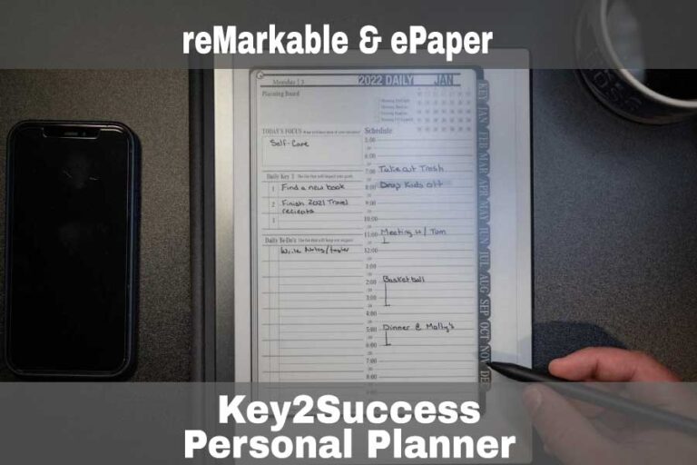 2026 reMarkable Planner: Key2Success Digital Productivity