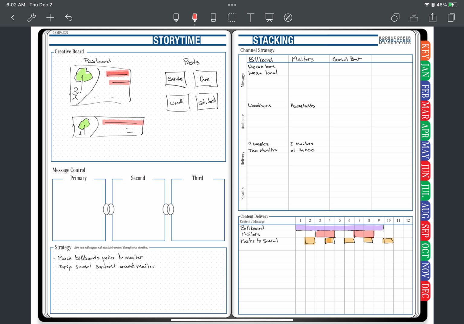 2026 Digital Planner: Key2Success for Goals
