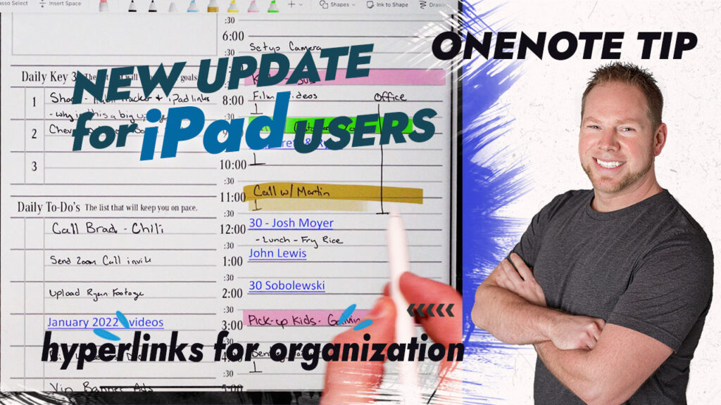 2026: Master OneNote Hyperlinks for iPad Digital Planning