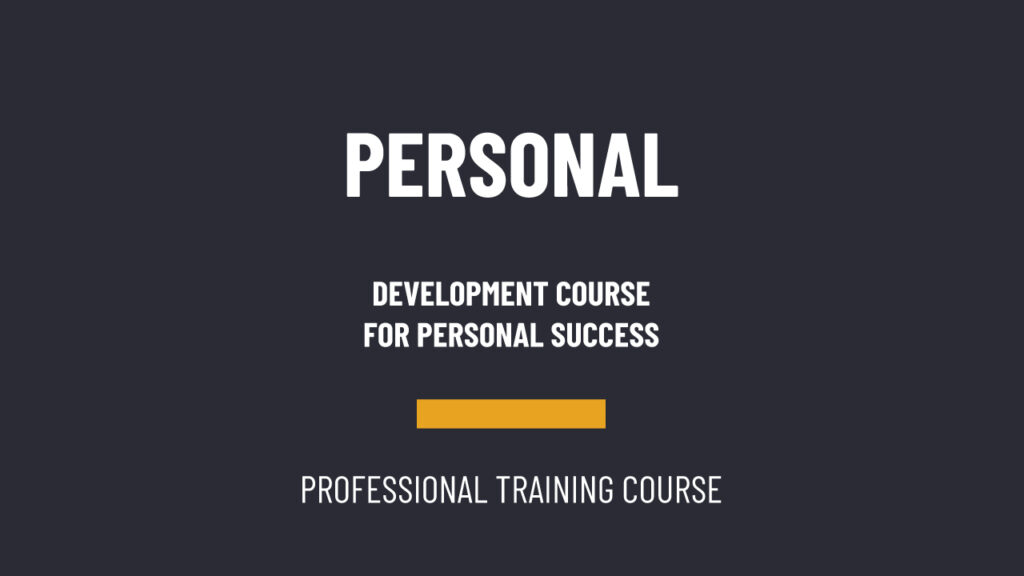 Personal Development Course
