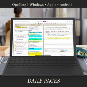2025 OneNote Personal Digital Planner - Instant Access Today!
