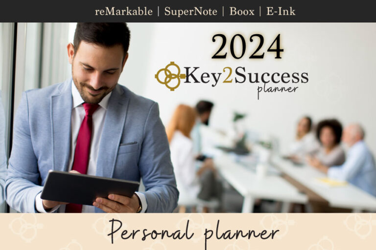 2026 reMarkable Planner: Digital Planning for Key2Success
