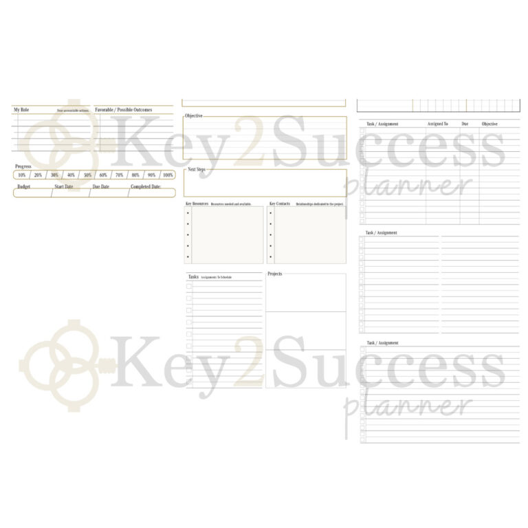 Key2Success Planner Tiles