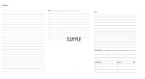 Meeting Pages for Key2Success Planner