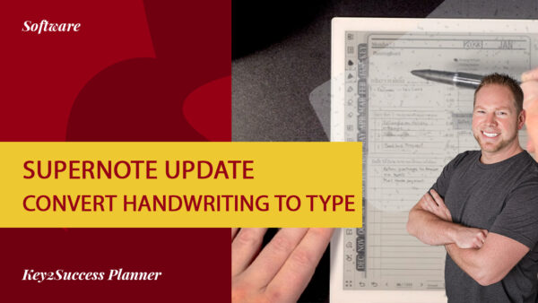 2026 Digital Planning: Supernote Handwriting to Text