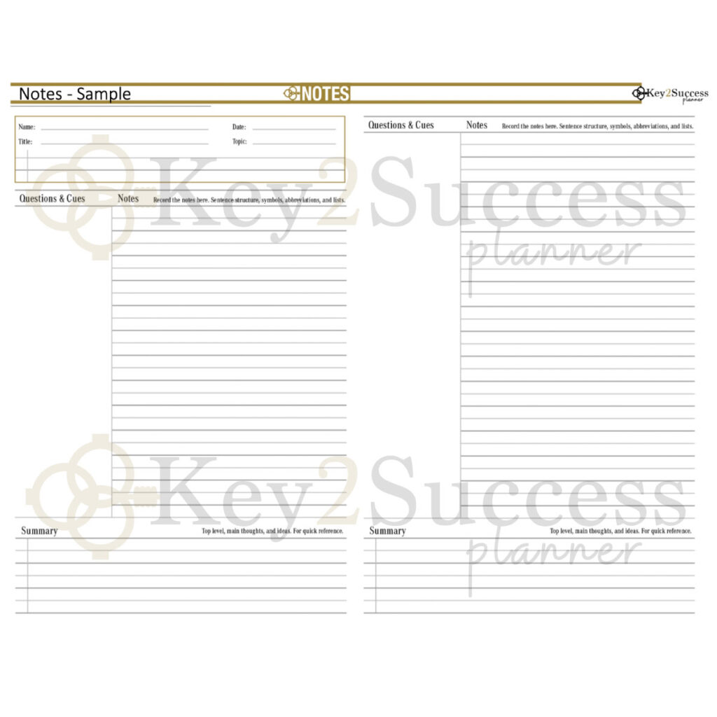 Tile - Cornell Notes Method