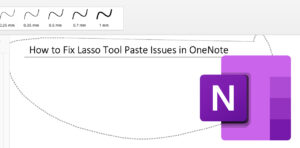 Master Copy and Paste in OneNote Using the Lasso Tool