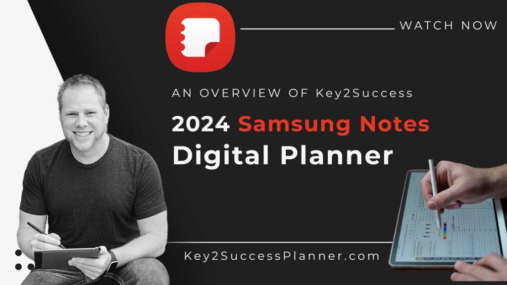 Key2Success 2024 Samsung Notes Planner Overview