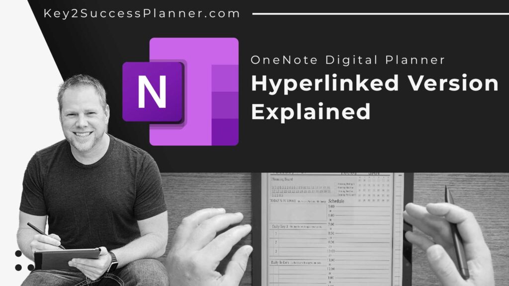 OneNote Digital Planner Hyperlinked Version Explained