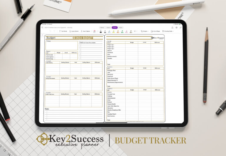 2024 OneNote Professional Digital Planner