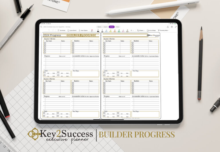 2024 OneNote Business Digital Planner