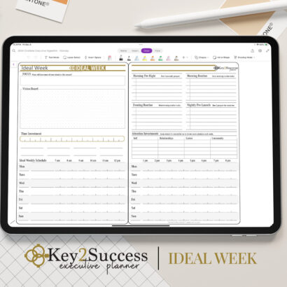 2026 Digital Planner for OneNote: Key2Success for Goals