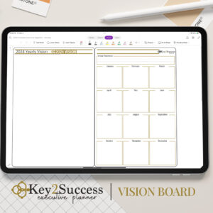 2026 Digital Planner for OneNote: Key2Success for Goals