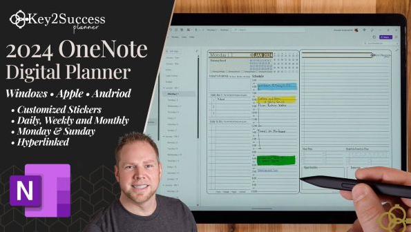 2026 OneNote Planner by Key2Success: Get Organized