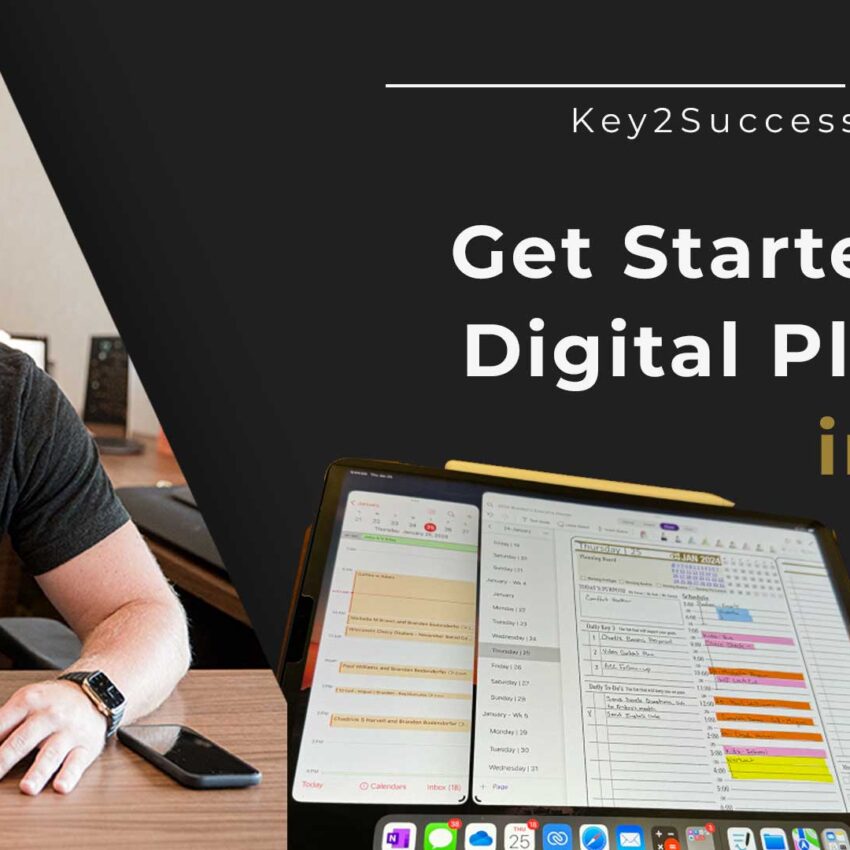 New 2020 Digital Planner for GoodNotes: Boost Productivity