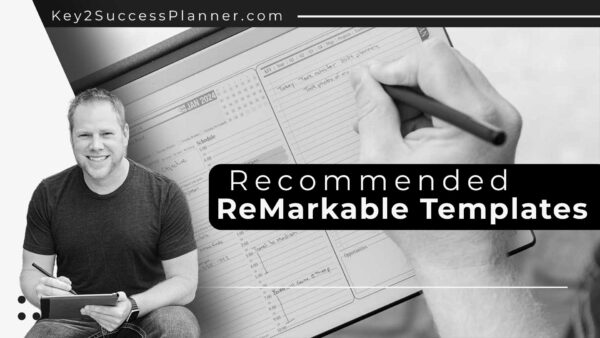 2026 ReMarkable Planner Templates: Key2Success