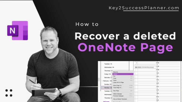 Recover Deleted OneNote Pages in 2026: Key2Success Tips