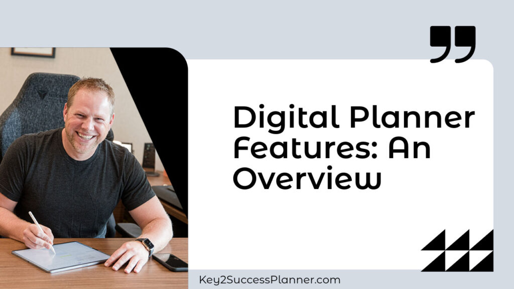 Key2Success Digital Planner Features in 2026