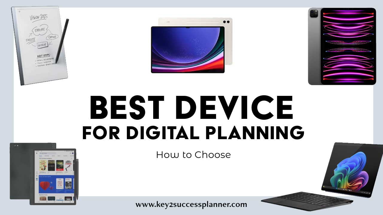 2026 Digital Planning: Best Devices Compared