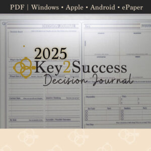 Elevate Your Choices with Key2Success Decision Journal