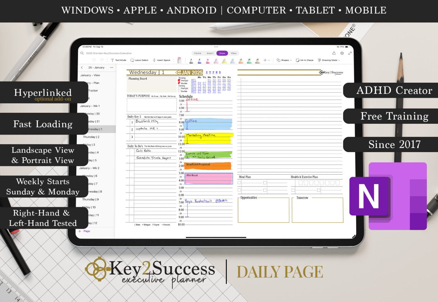 Key2Success OneNote Planners: Shop Now & Boost Productivity