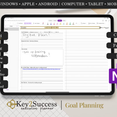 2026 OneNote Planner: Digital Planning for Success
