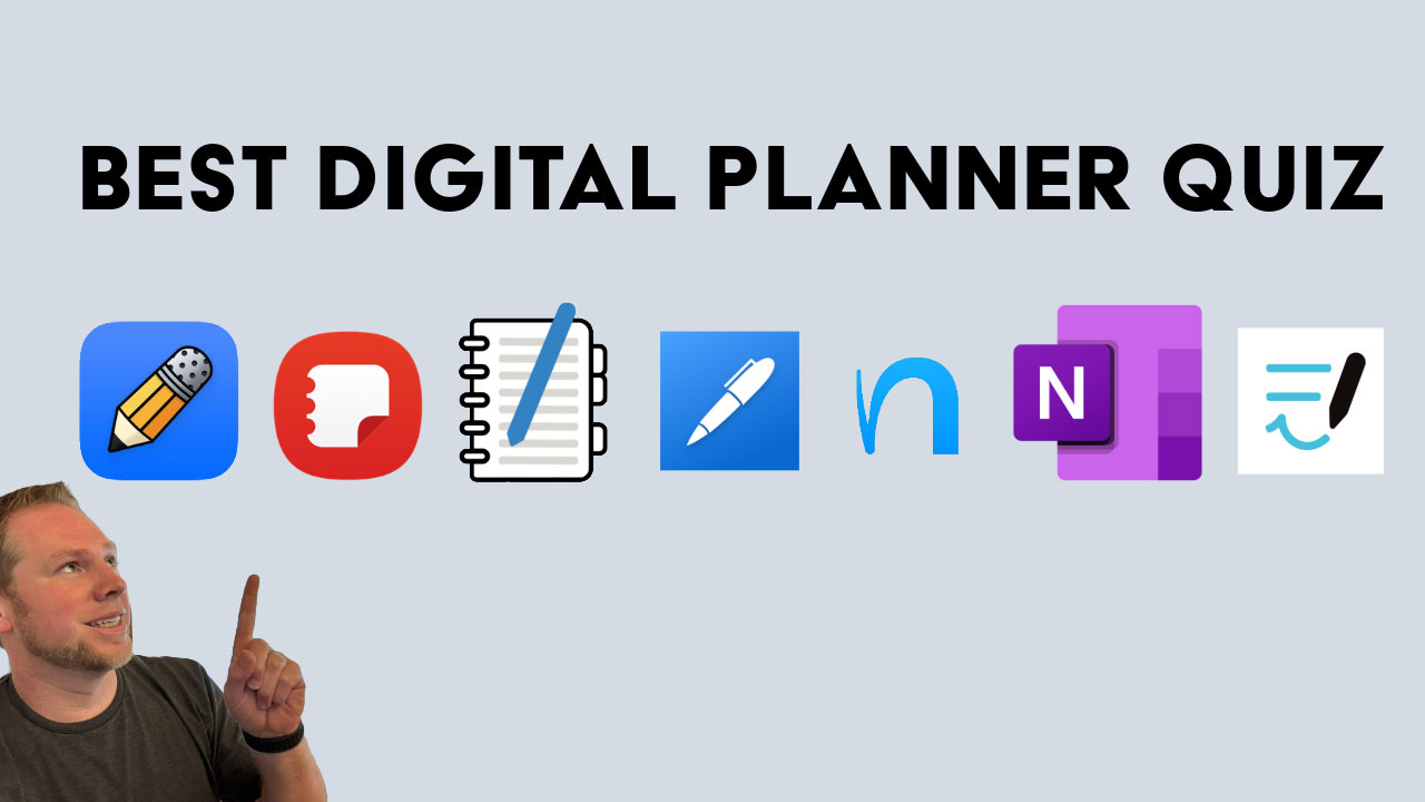 Best Digital Planner Quiz: Get Help Choosing Which 1 for You