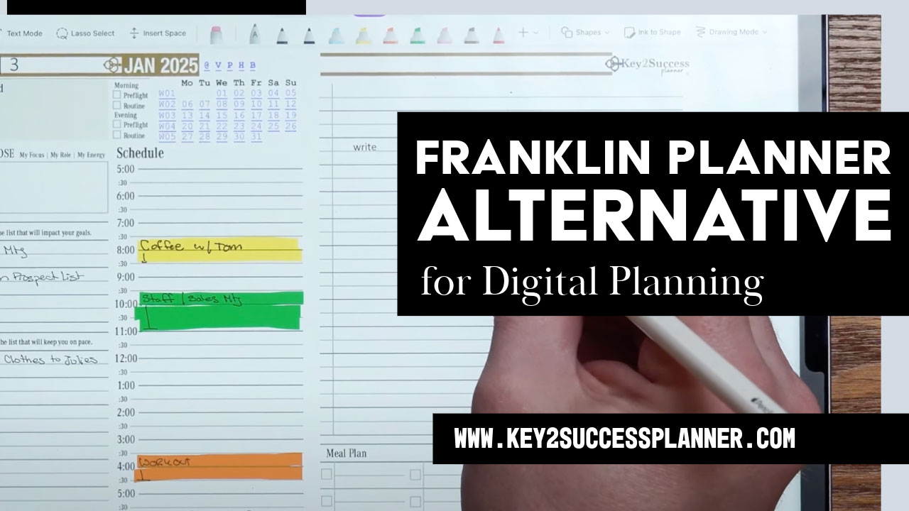 2026 Digital Planner: Key2Success vs. Franklin