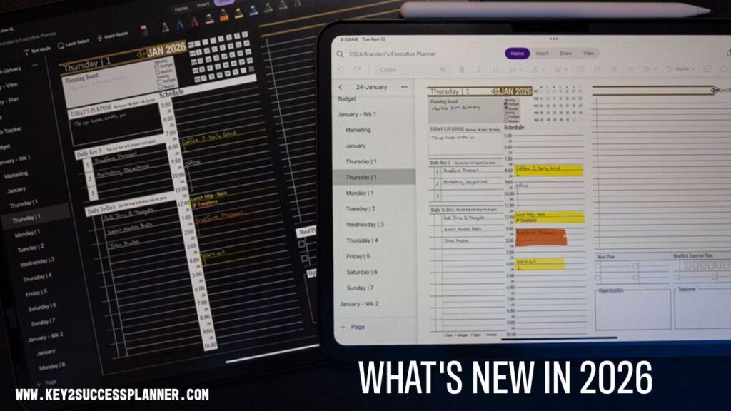 Noteshelf Digital Planners by Key2Success: Plan & Succeed