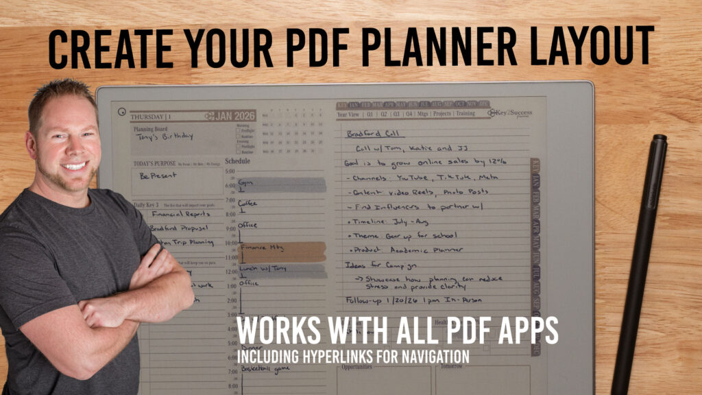Custom Digital Planner Build by Branden Bodendorfer