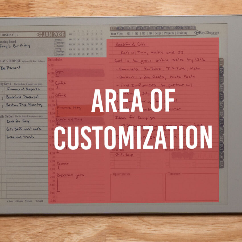 Custom Digital Planner Build by Branden Bodendorfer