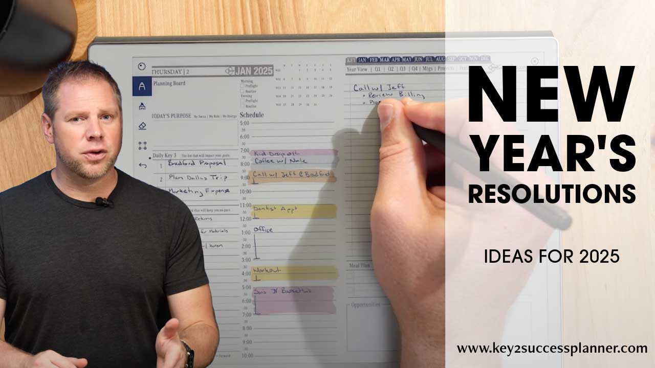 Set Good New Year's Resolutions 2025 with Digital Planning