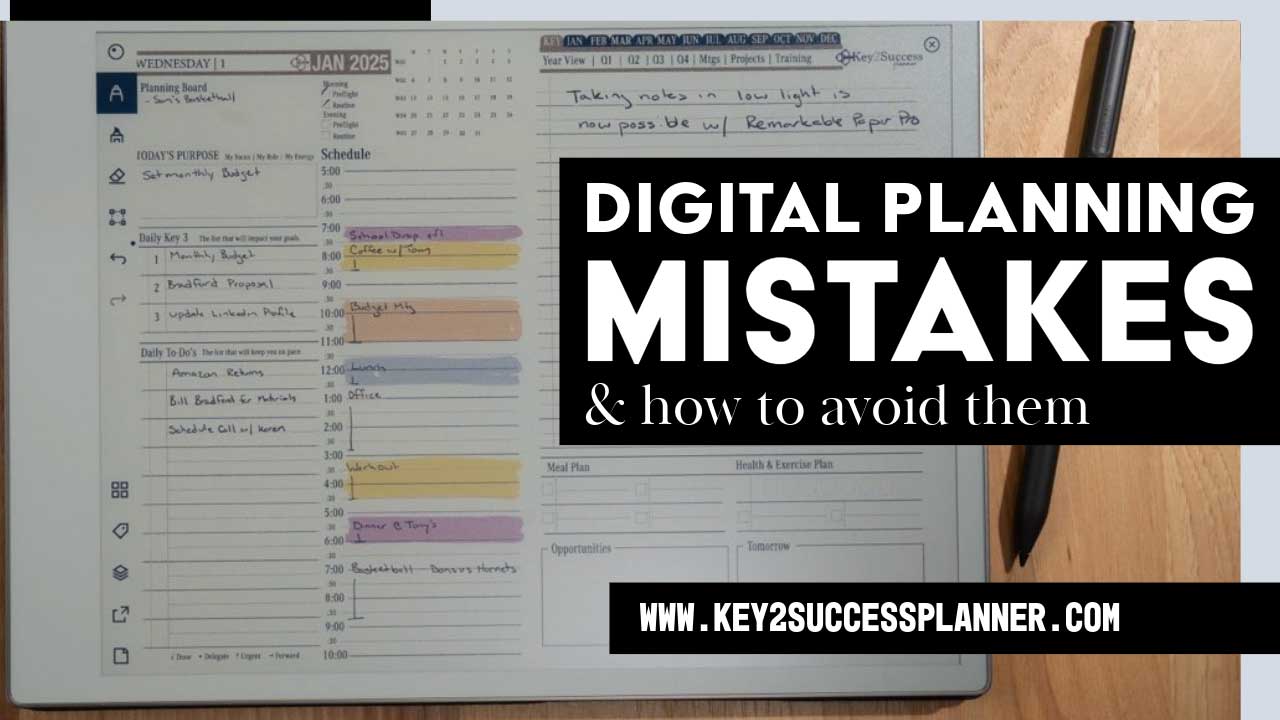 3 Common Digital Planning Mistakes - And How to Avoid Them!