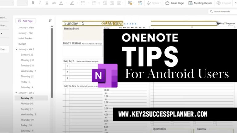 OneNote Tips for Android Users