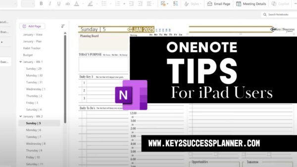 OneNote for iPad in 2026: Key2Success Tips & Tricks