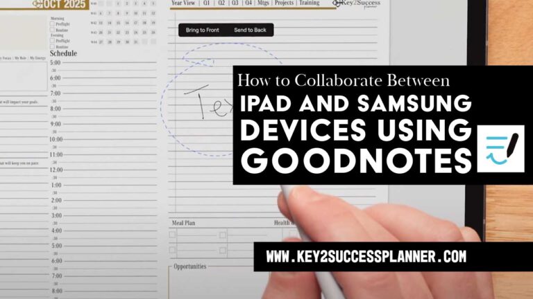 Great Collaborate Between iPad and Samsung Using GoodNotes