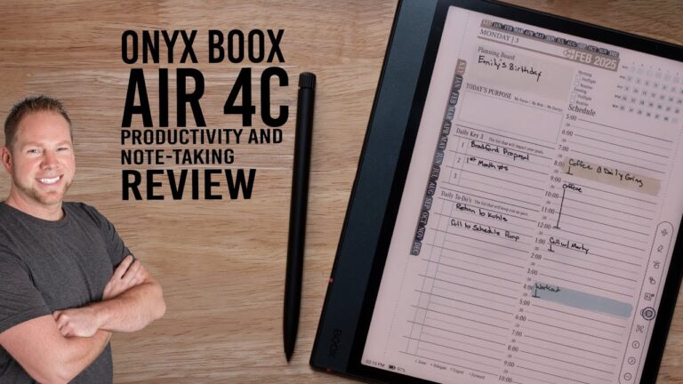 Onyx Boox Note Air 4C: A Premium E-Ink Device for Note-Taking and ...