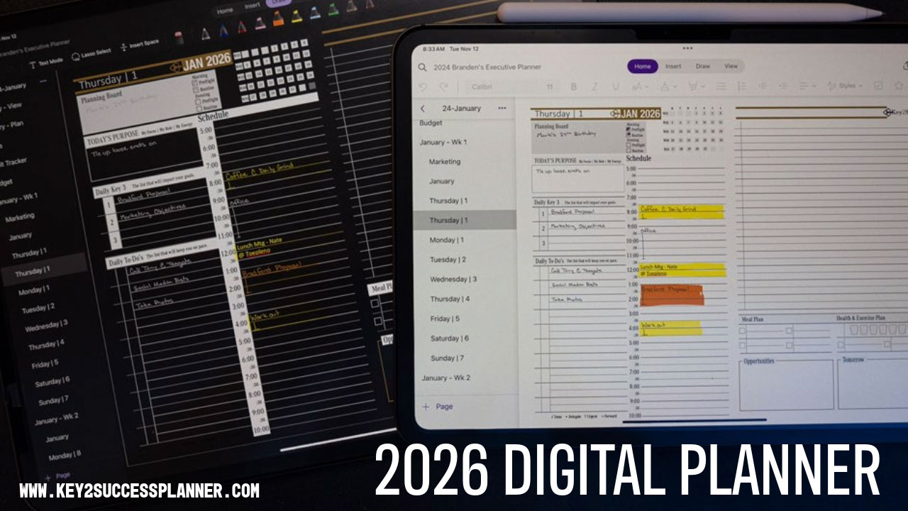 2026 Digital Planner by Key2Success: Preorder Now!