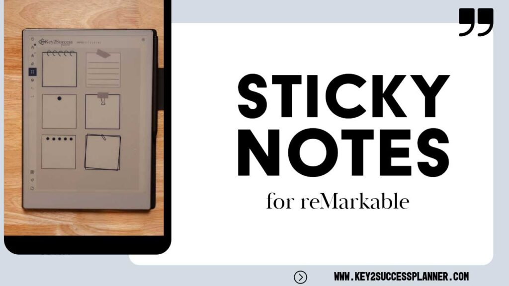 Sticky Note eTile for reMarkable: Add Quick Notes Anywhere