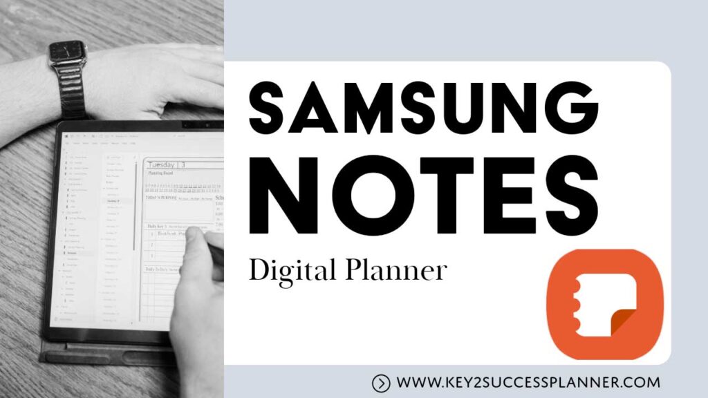 Samsung Notes Planners by Key2Success: Shop Now & Succeed