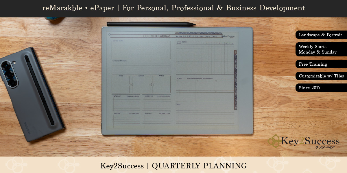 2026 ReMarkable Planner: Digital Productivity for Pros