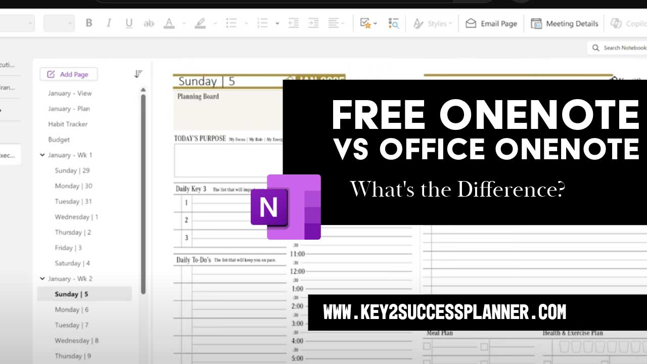 Difference Between Free OneNote vs Microsoft Office OneNote
